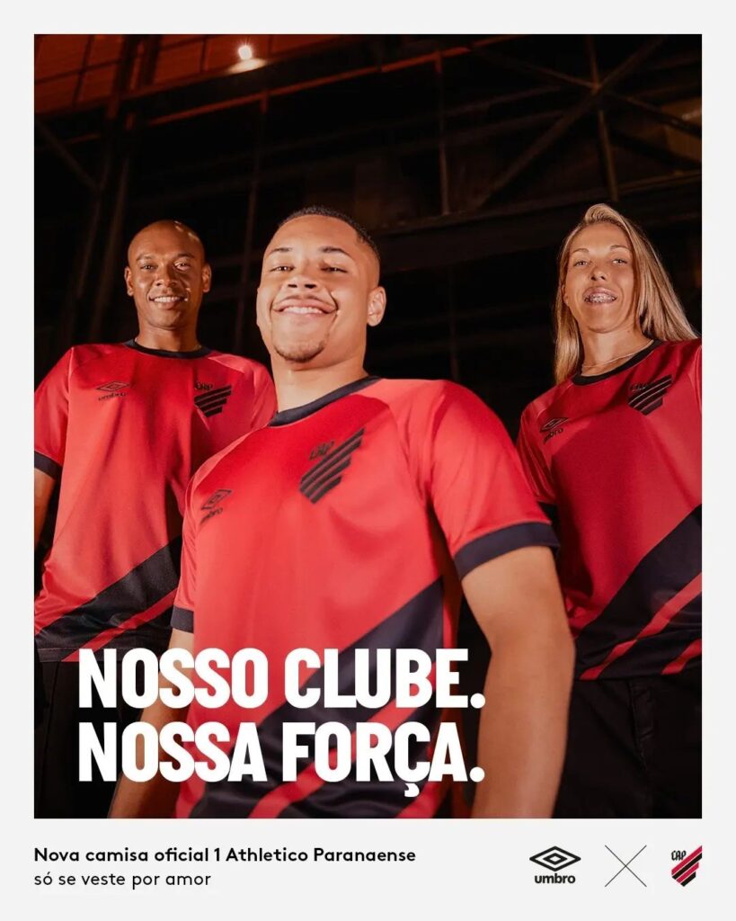 Umbro lança novos uniformes do Athletico para a temporada e homenageia ...