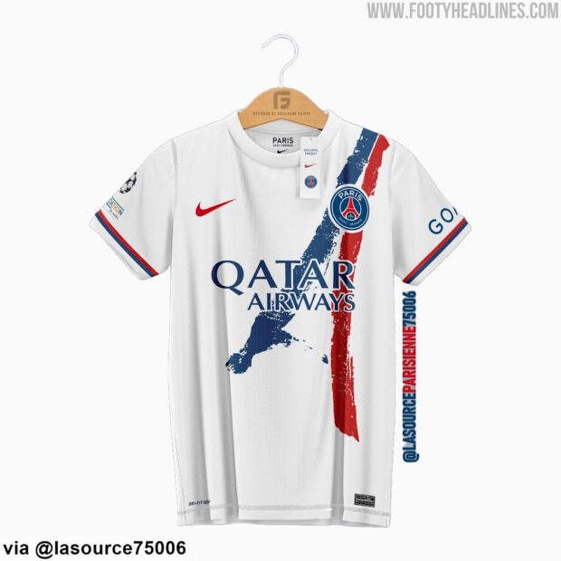 Vazou o novo uniforme Reserva do PSG 2024-2025 feito pela Nike | RAPGOL ...