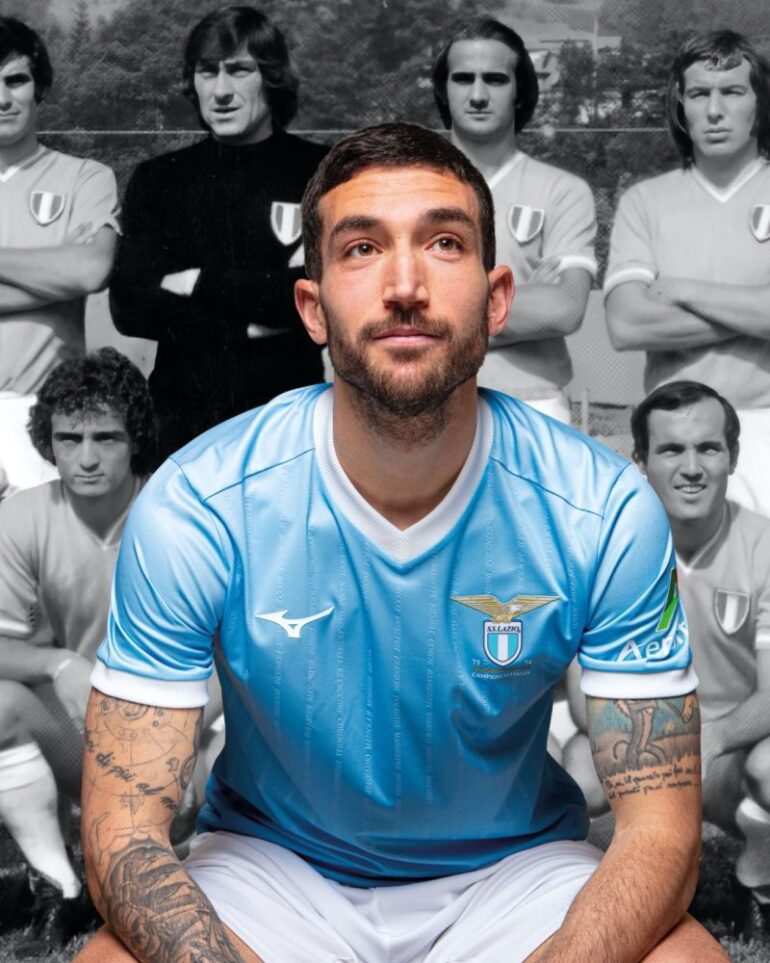Nova camisa da Lazio presta homenagem à vitória do primeiro título da ...