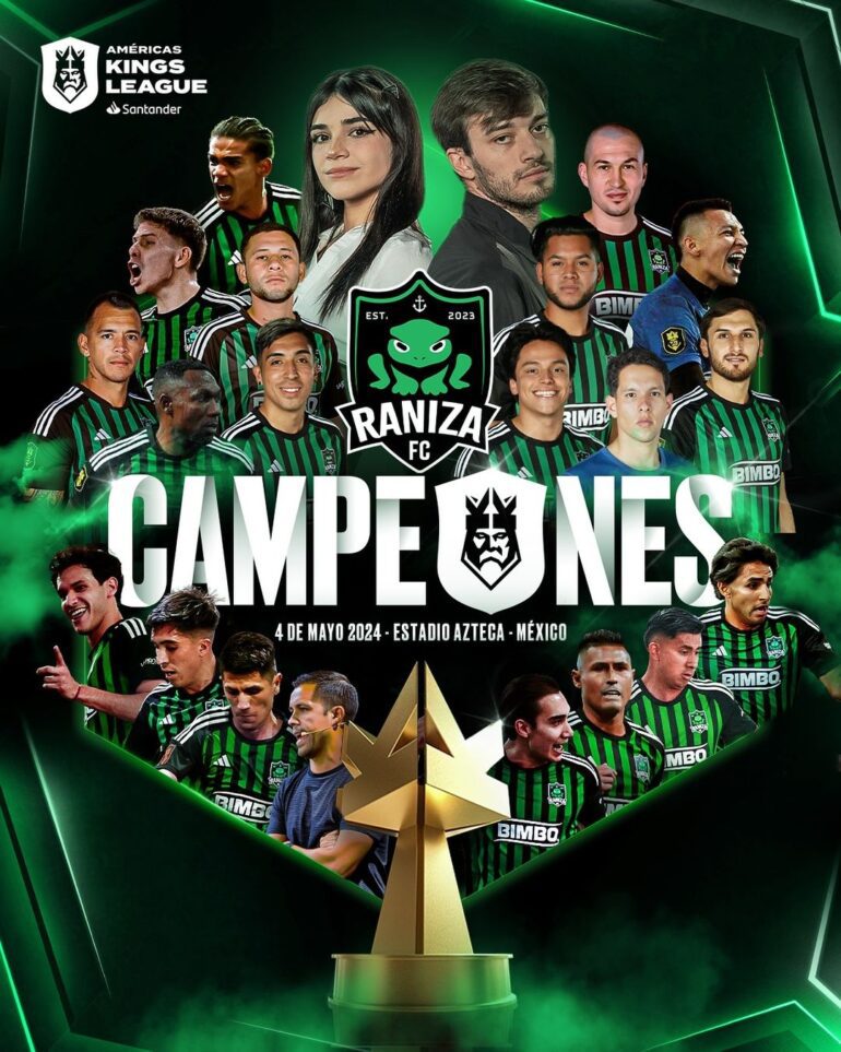 Raniza FC se torna o primeiro campeão da Kings League Americas após vencer o Real Titán ...