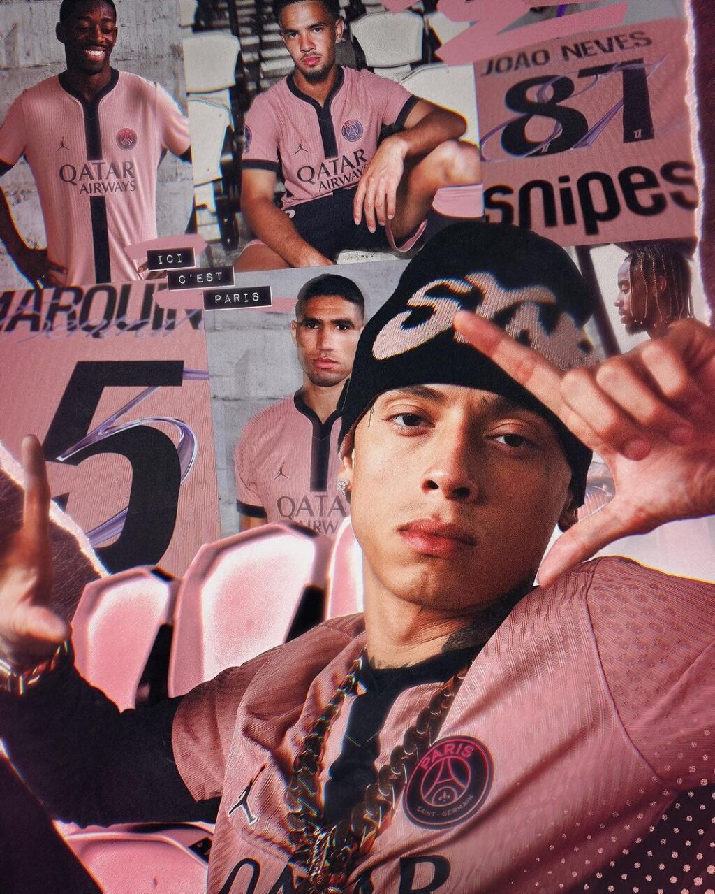 PSG Colabora Com O Rapper Britânico Central Cee Para Novo Terceiro ...