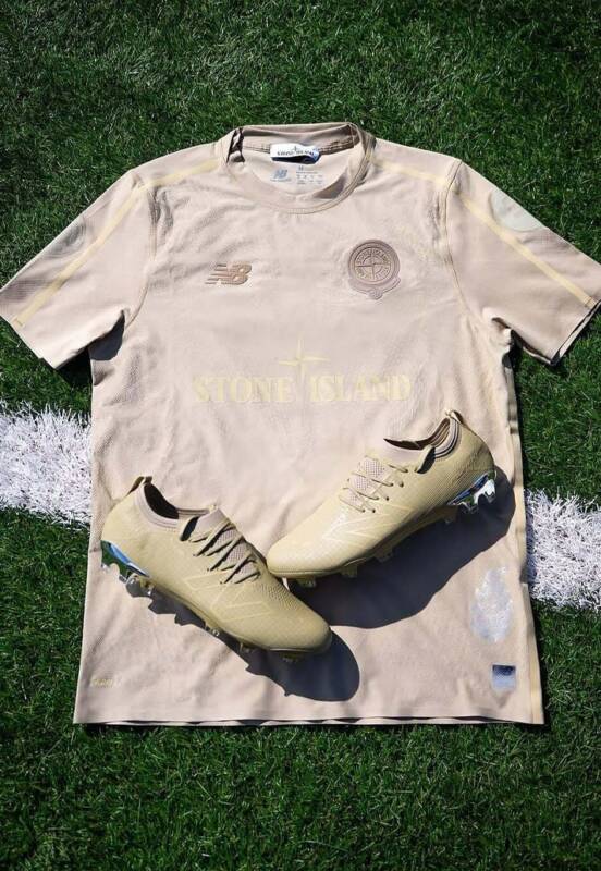 Stone Island e New Balance revelam nova collab com chuteira Furon V8 e ...